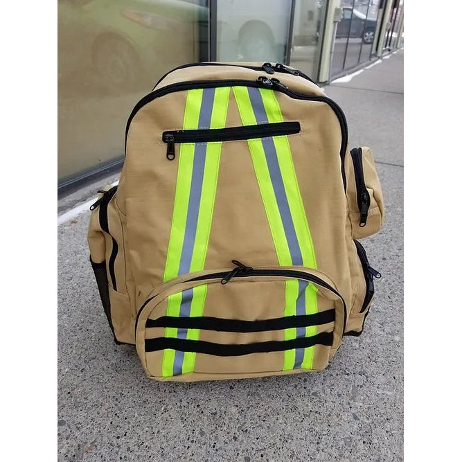 FIREFIGHTER BACKPACK W REFLECTIVE STRIPING – Total Group of Companies